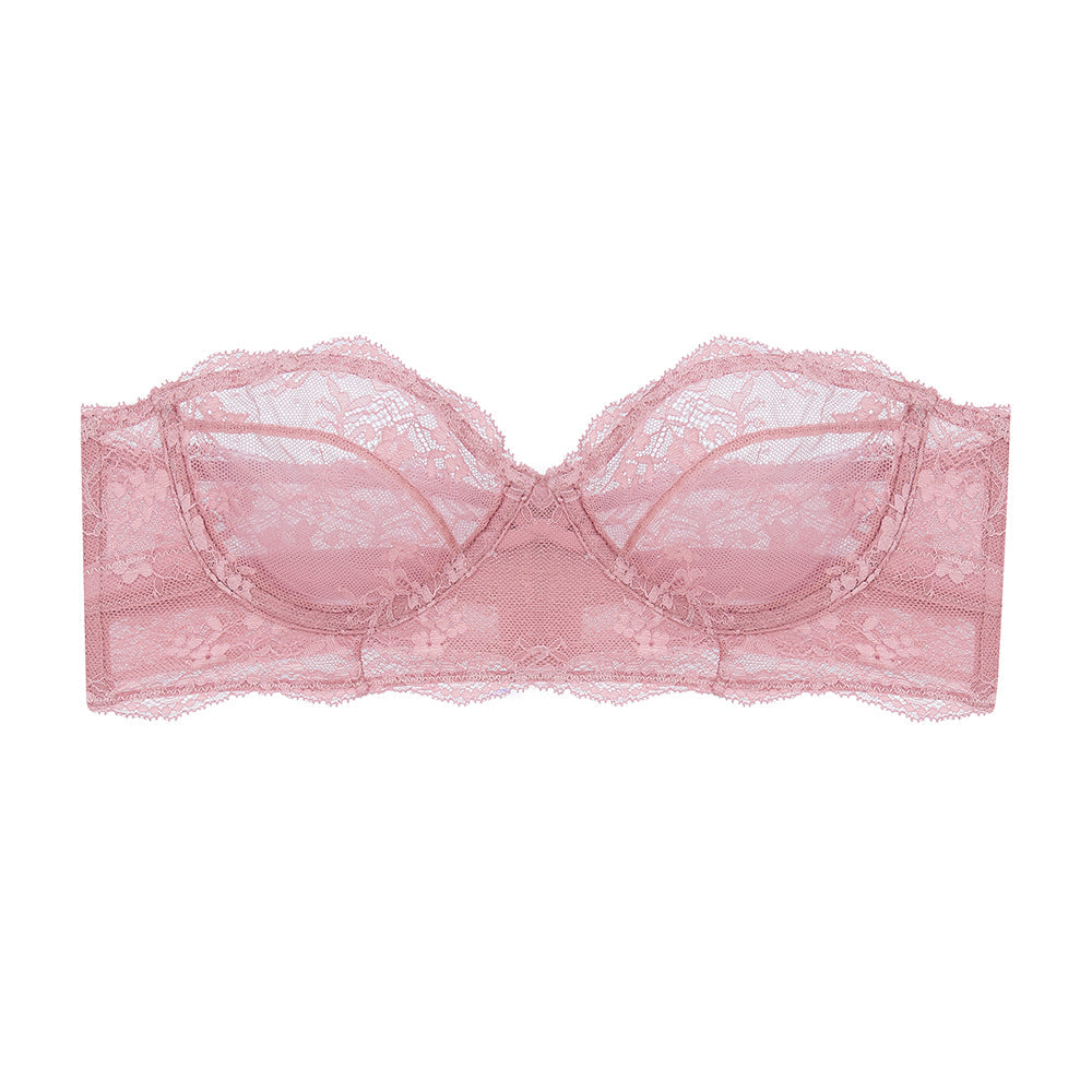 Dora Larsen |Astra Floral Lace Strapless Bra