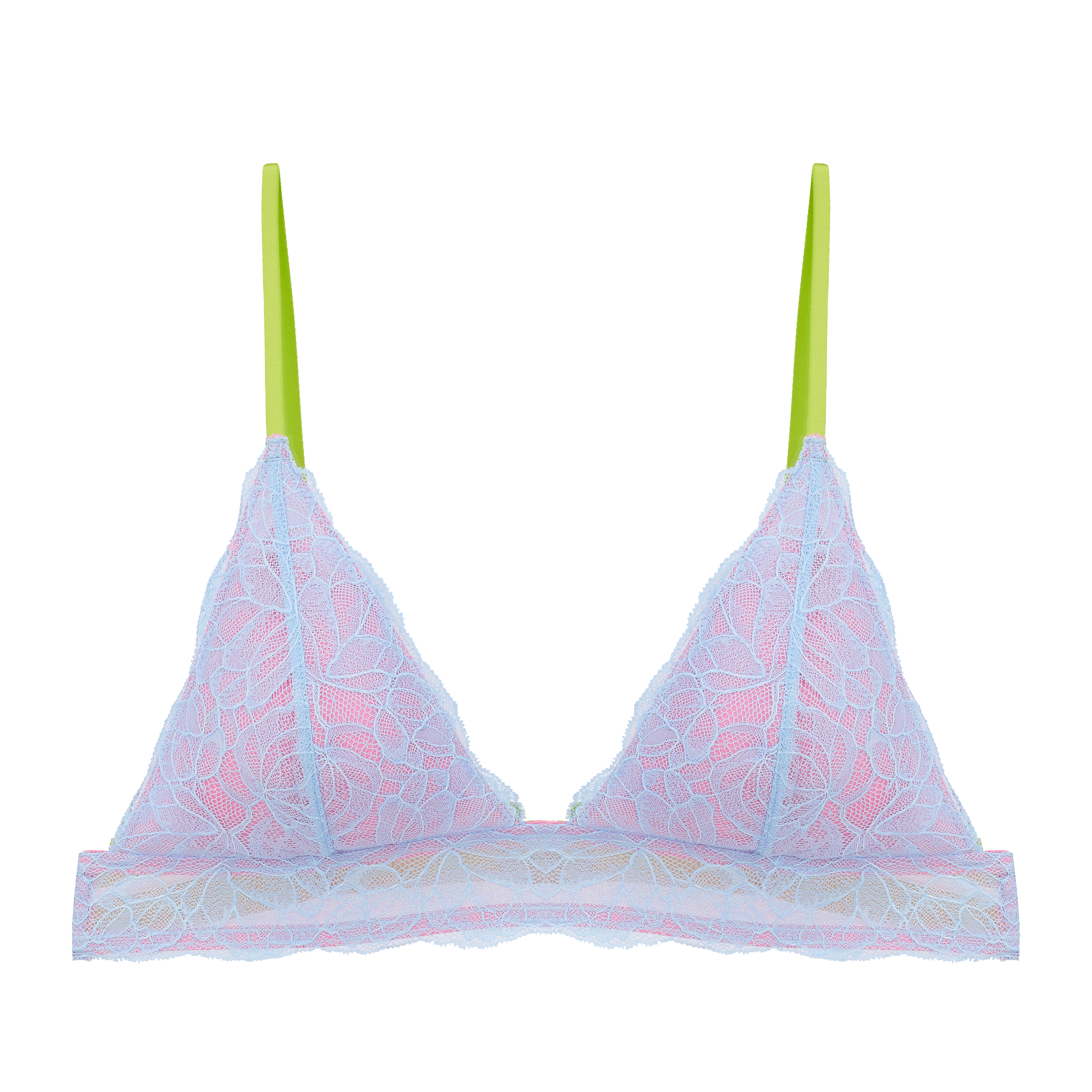 Annabelle Lace Padded Triangle Bra – Dora Larsen