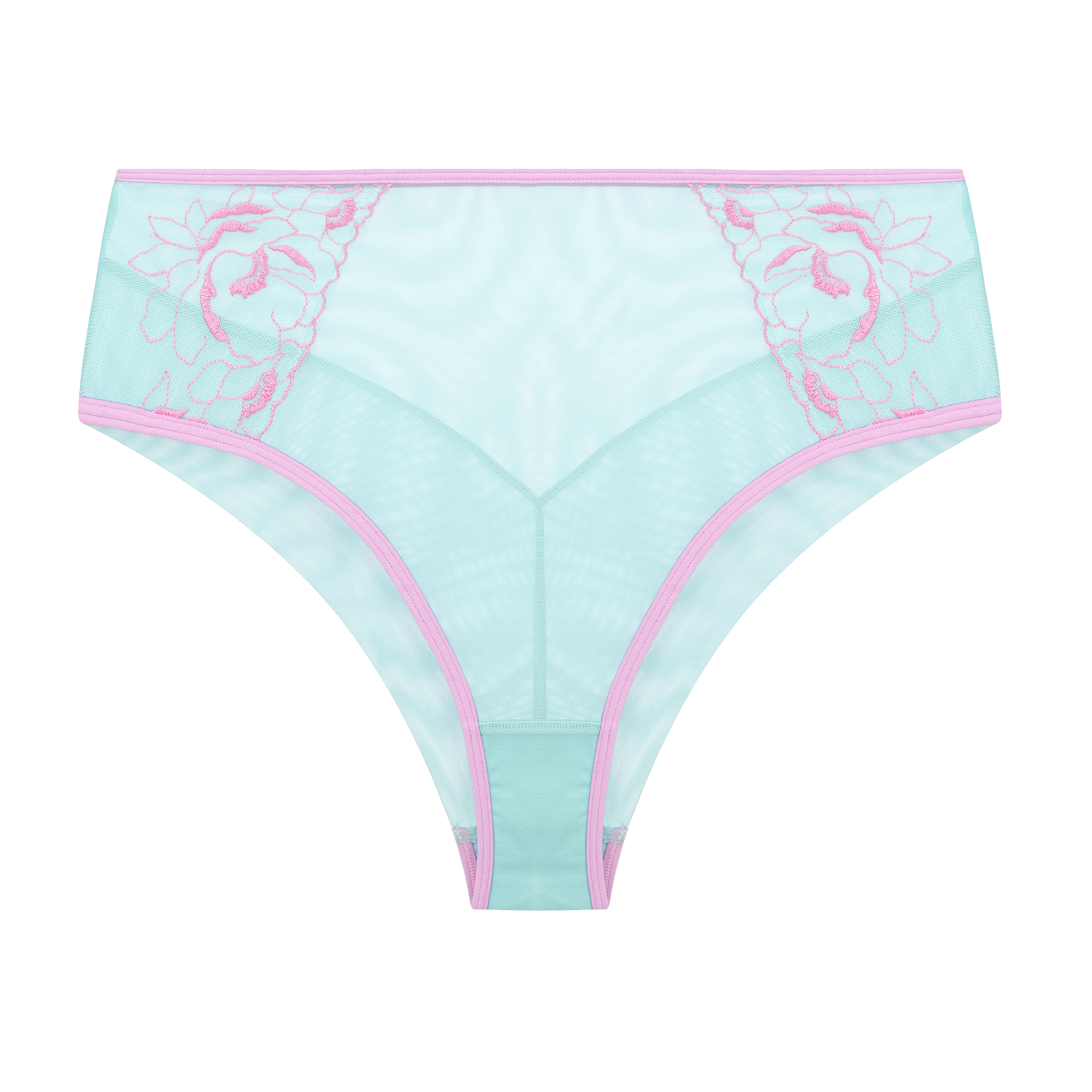 Marta Floral Embroidery High Waist Knicker – Dora Larsen