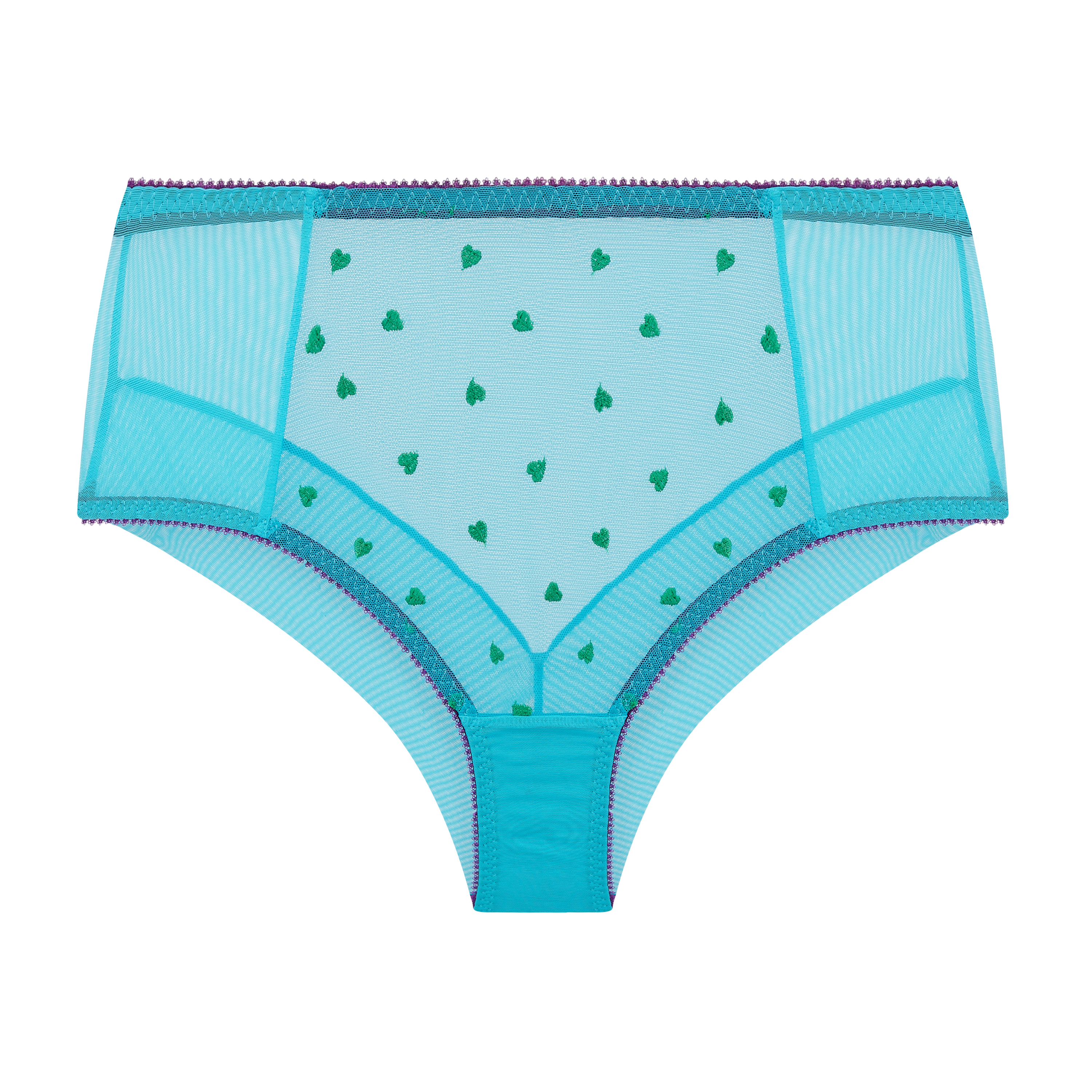 Nelle Heart Embroidery High Waist Knicker – Dora Larsen